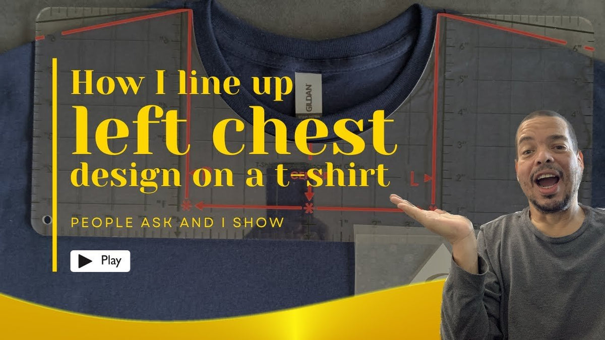 Left Chest Logo Placement: Precise Measurements & Tools – MaggieFrameStore