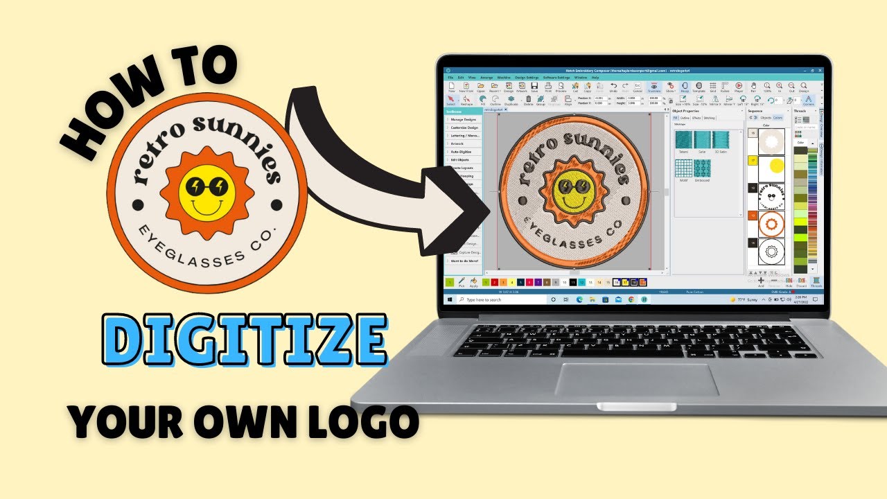 Digitize a Logo: Step-by-Step Machine Embroidery Guide for Perfect Res ...