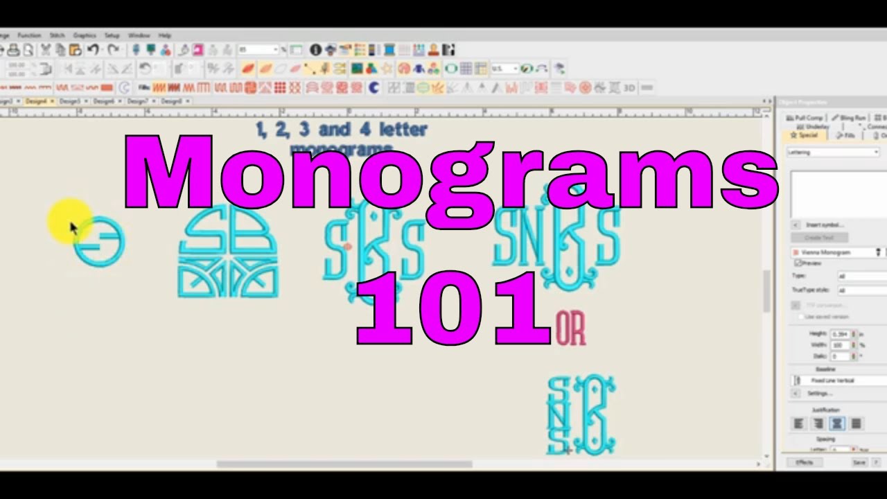 Embroidery Monogram Fonts: Mastering Software, Etiquette & Practical A ...