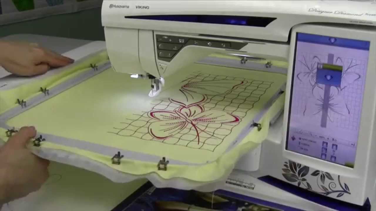 Viking Majestic Hoop: Setup, Alignment, and Large-Scale Embroidery Tec ...