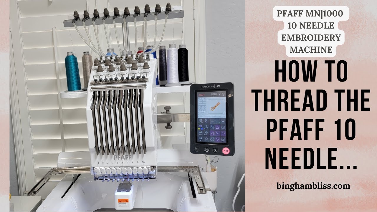 Pfaff Multi-Needle Embroidery Machine Guide: Features, Troubleshooting – MaggieFrame