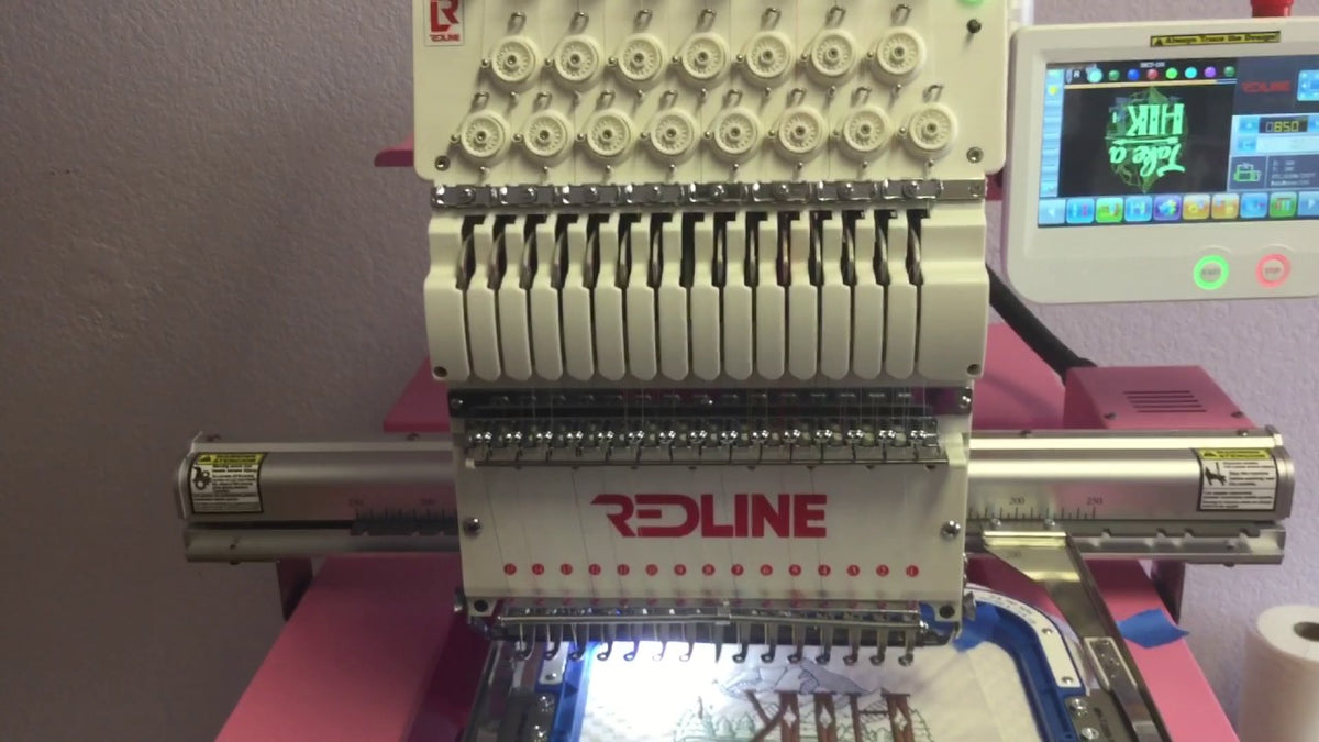 Redline 1501C: 1200 SPM, 24"x16" workspace, 15 needles – MaggieFrameStore