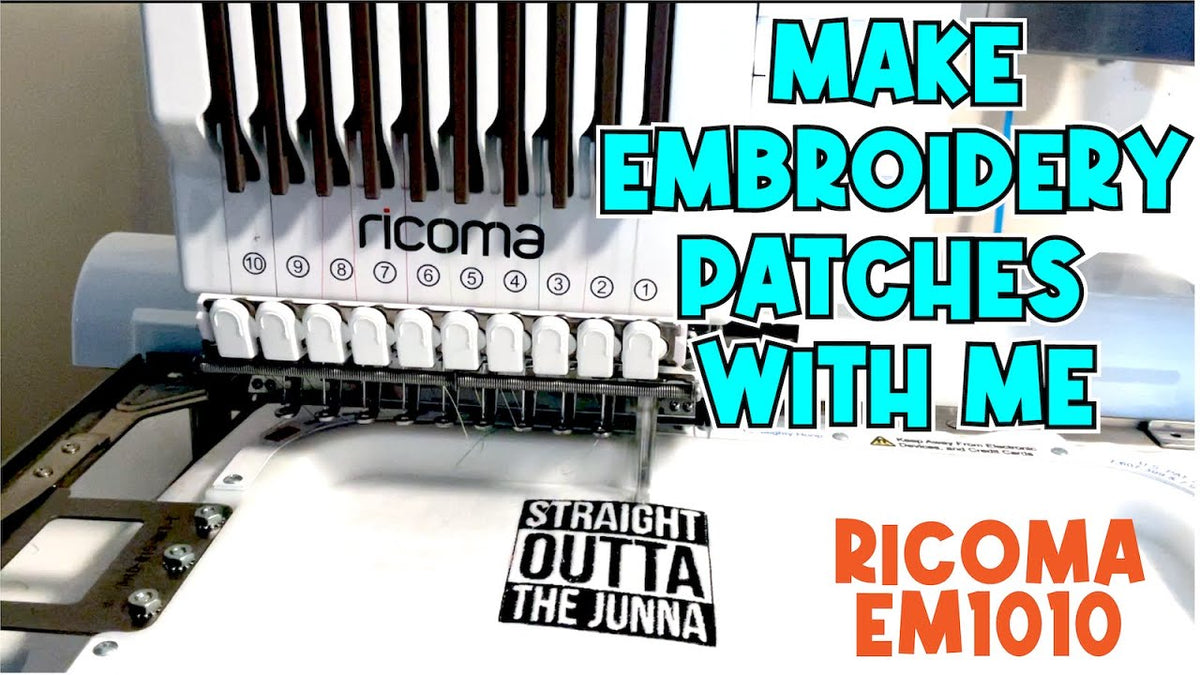 Make Patches with Embroidery Machines: Faster Magnetic Hooping ...