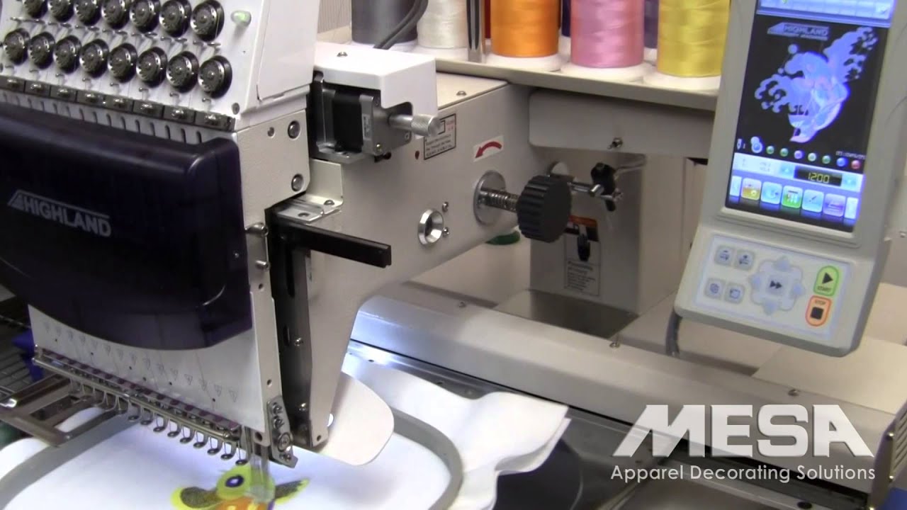 Highland 15-Needle Embroidery Machine: Technical Mastery and Productio ...