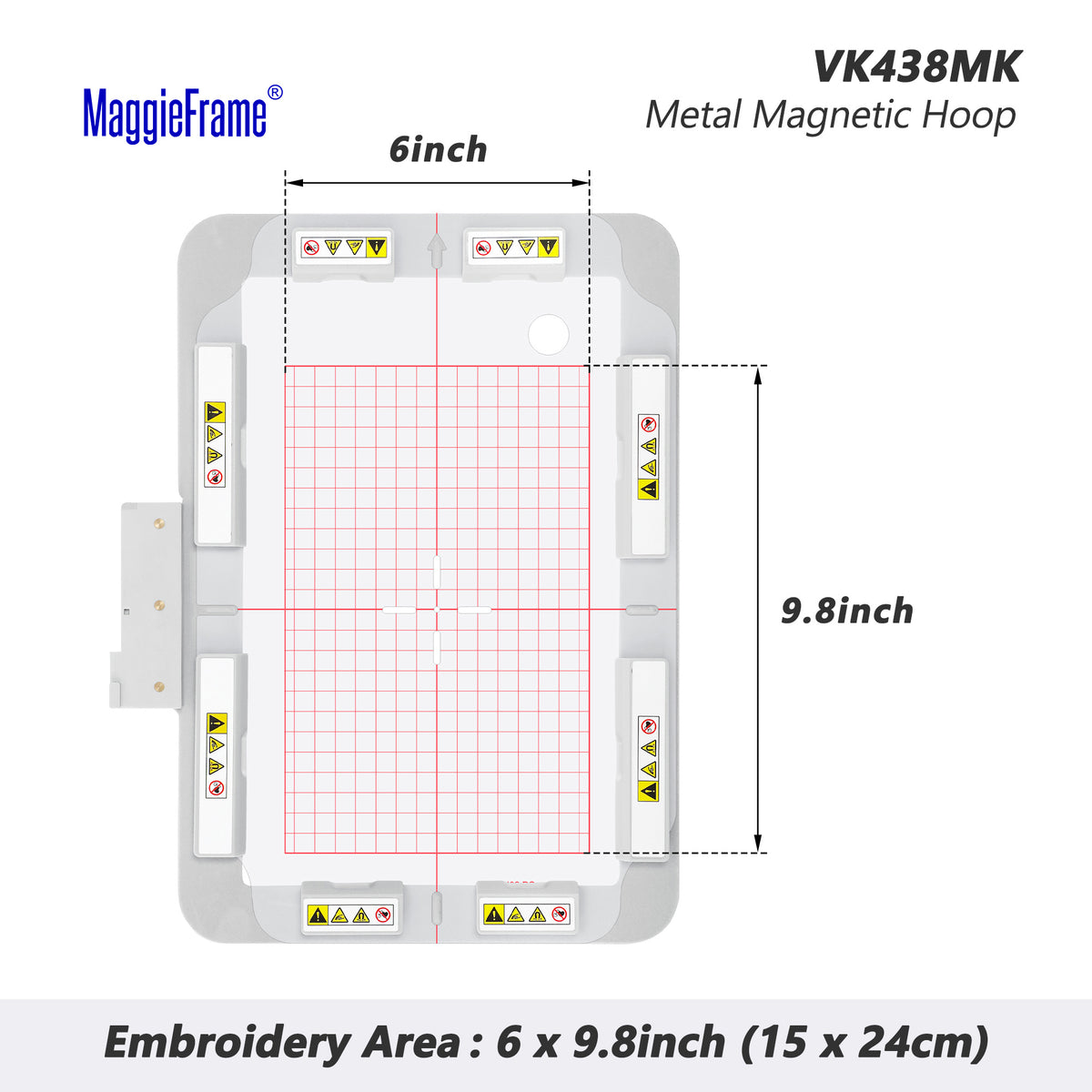 MaggieFrame Magnetic hoop for Husqvarna Viking Designer Diamond Deluxe ...